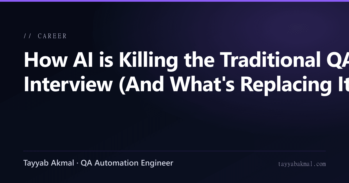 How AI is Changing QA Interviews in 2026: New Skills, New Questions ...